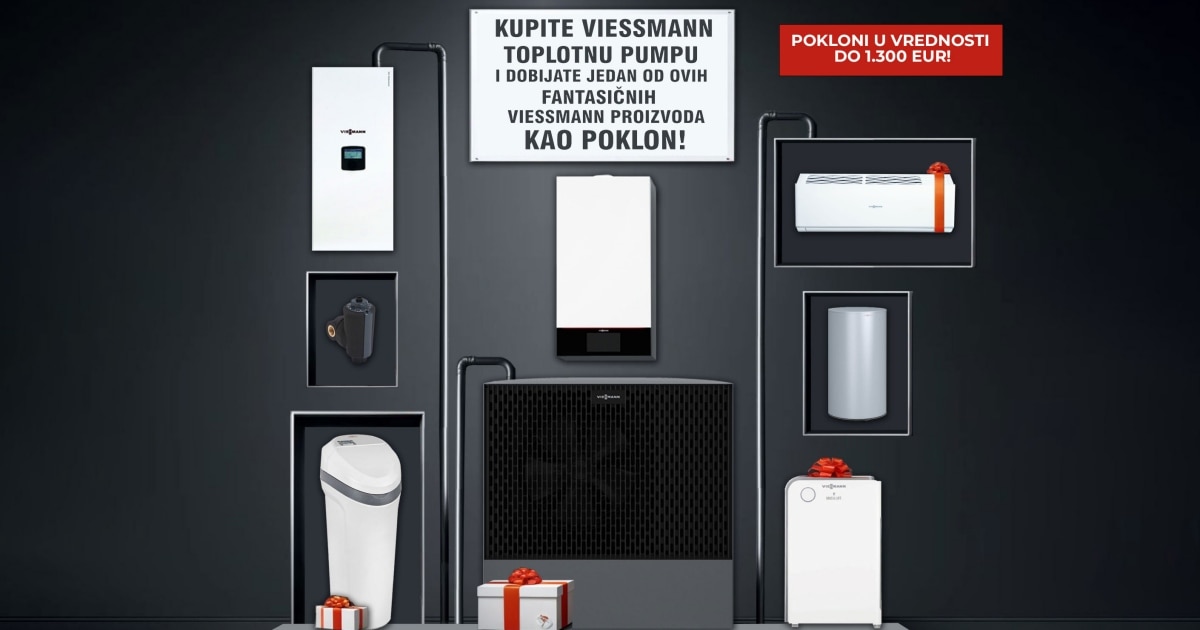 EKSKLUZIVNI POKLONI uz Viessmann toplotne pumpe! | Viessmann RS